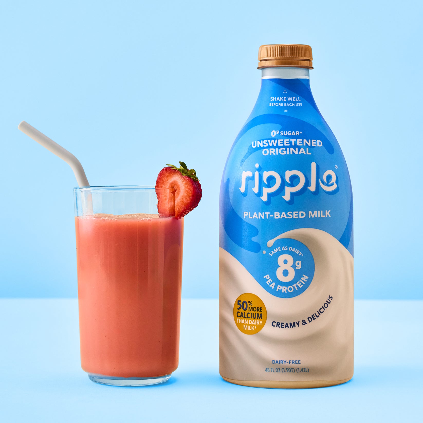 Ripple Refrigerated Unsweetened Original Milk – Ripple Foods