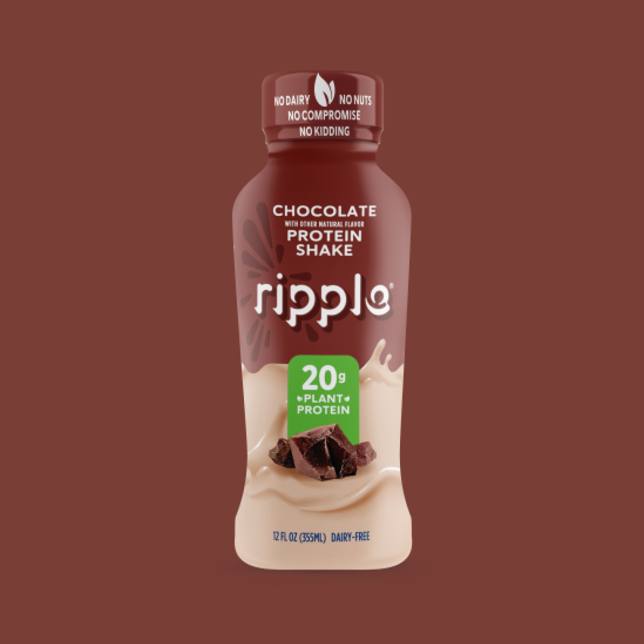 Ripple Chocolate Plant-Based Protein Shake (12-Pack) – Ripple Foods