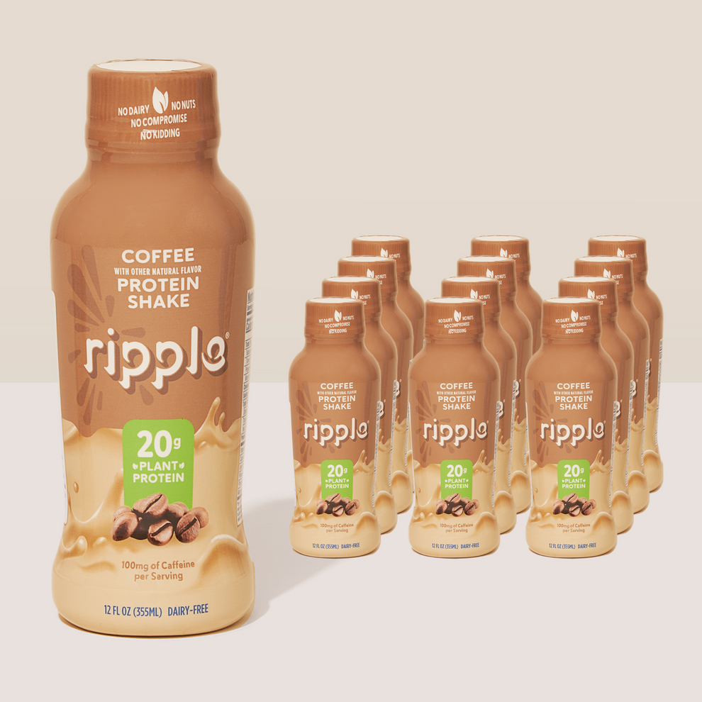 Ripple Coffee Plant-Based Protein Shake (12-Pack) – Ripple Foods