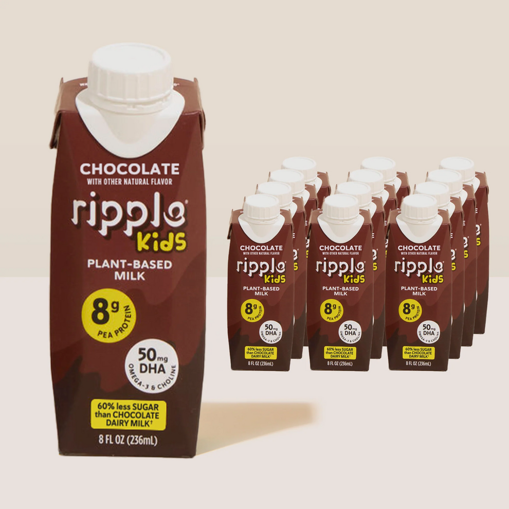 Ripple Kids On-The-Go Chocolate Milk (12-pack) – Ripple Foods