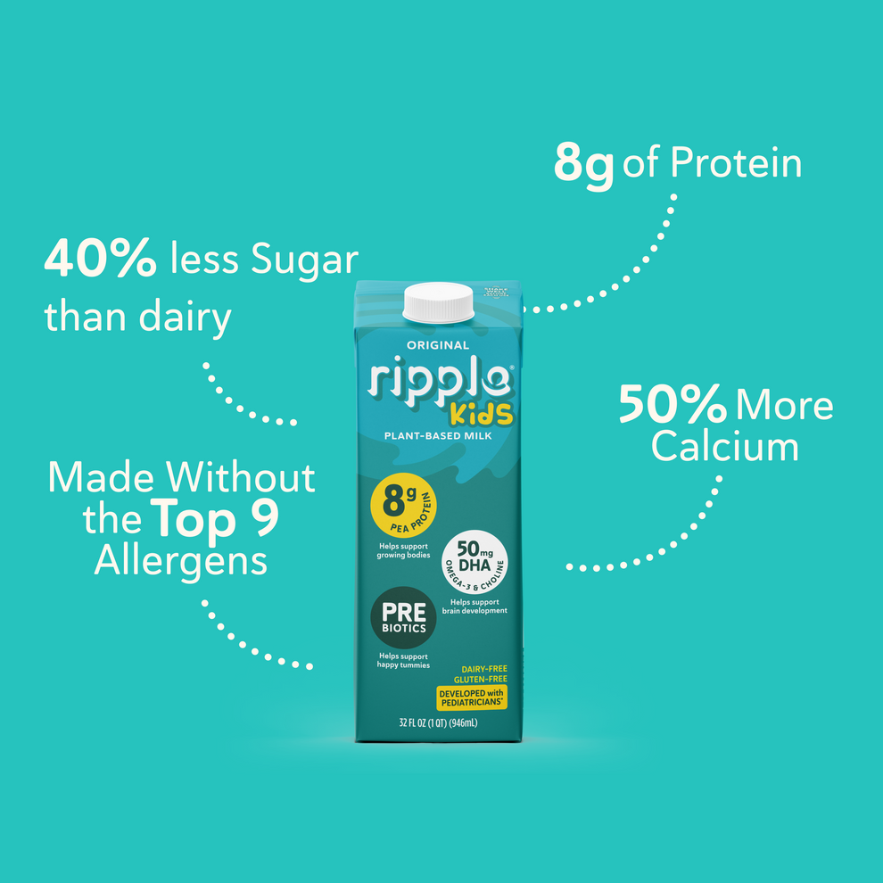 Ripple Kids Shelf-Stable Original Milk (6-Pack) – Ripple Foods