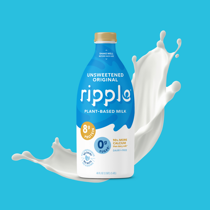 Ripple Refrigerated Unsweetened Original Milk – Ripple Foods