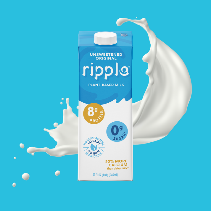 Ripple Shelf-Stable Unsweetened Original Milk (1-pack) – Ripple Foods