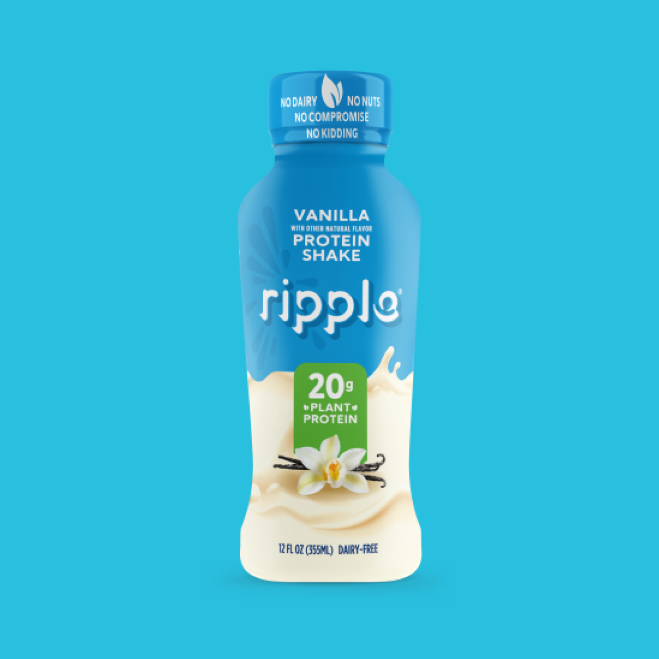 Ripple Vanilla Plant-Based Protein Shake (12-Pack) – Ripple Foods