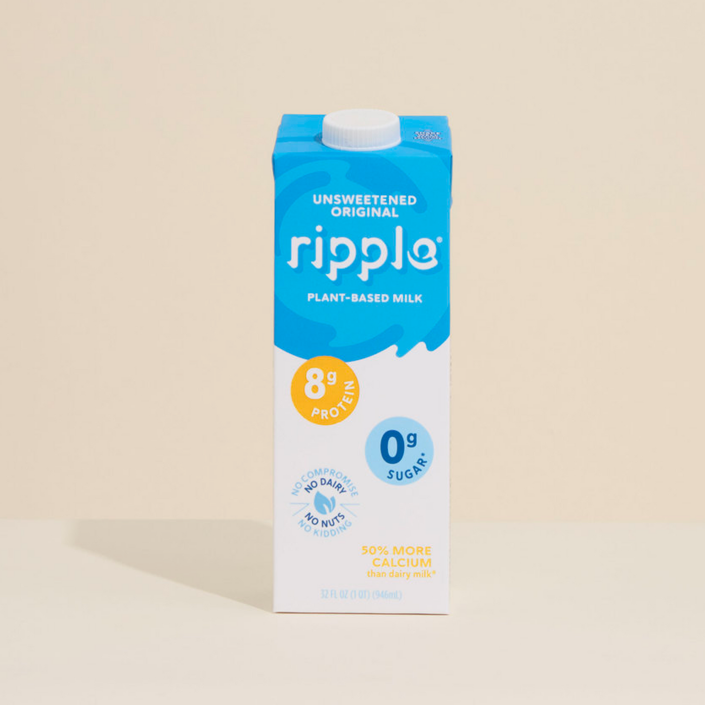 Ripple Shelf-Stable Unsweetened Original Milk (1-pack) – Ripple Foods