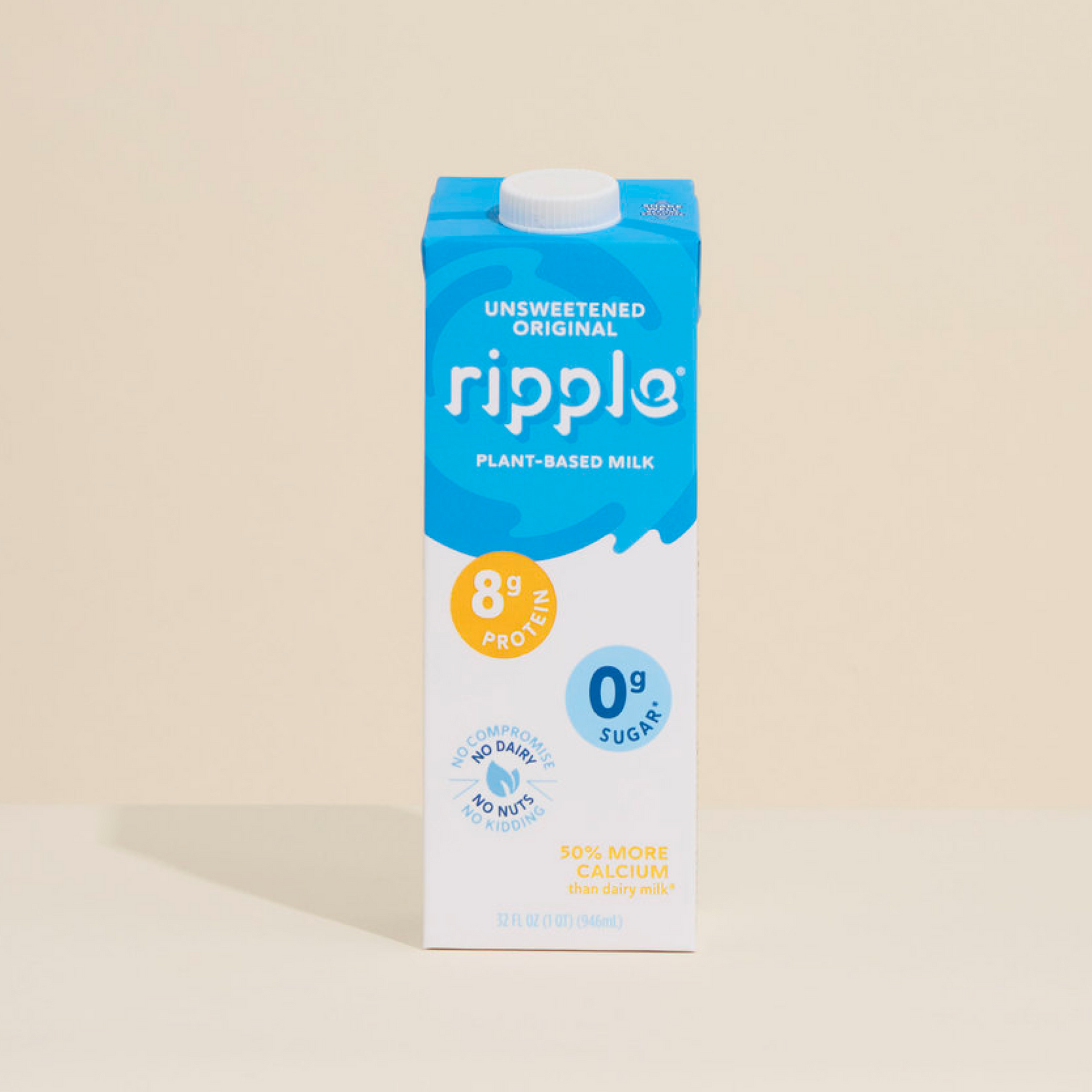 Ripple Shelf-Stable Unsweetened Original Milk (1-pack) – Ripple Foods