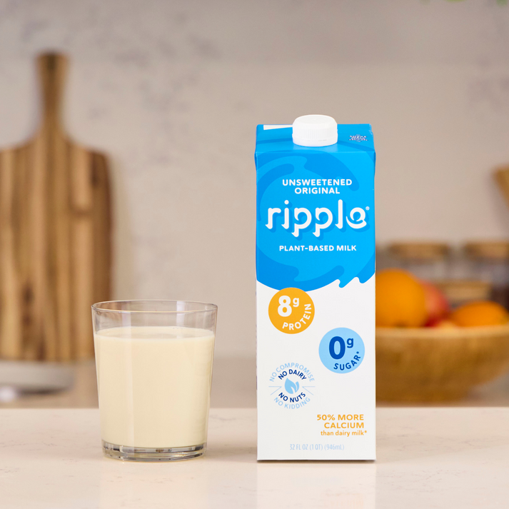 Ripple Shelf-Stable Unsweetened Original Milk (1-pack) – Ripple Foods