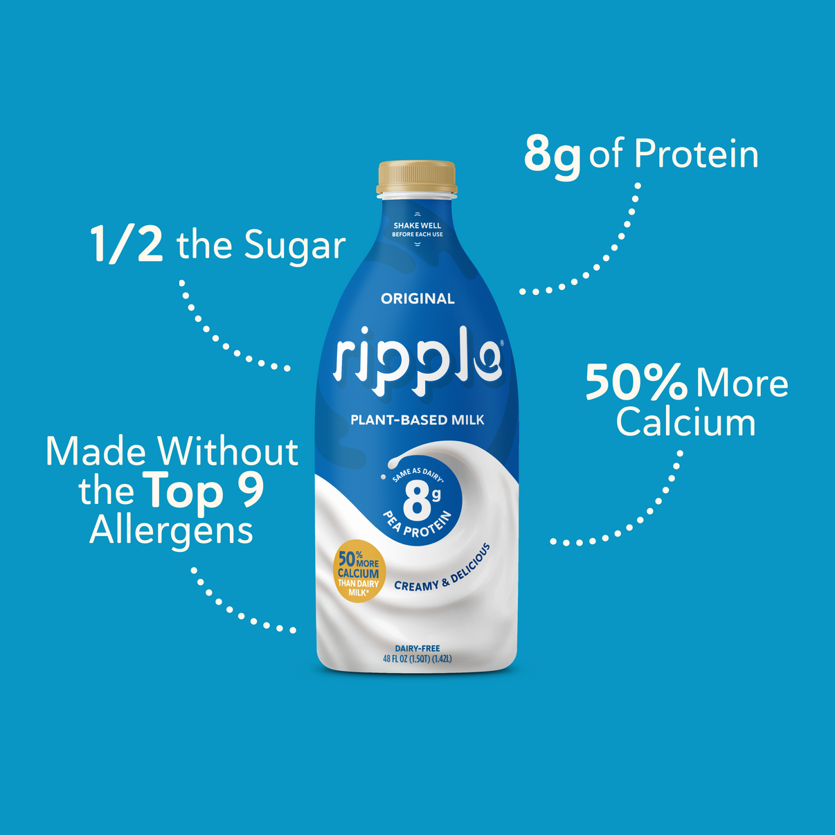 Ripple Refrigerated Original Milk – Ripple Foods
